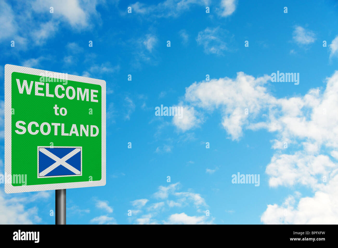 Welcome To Scotland High Resolution Stock Photography and Images - Alamy