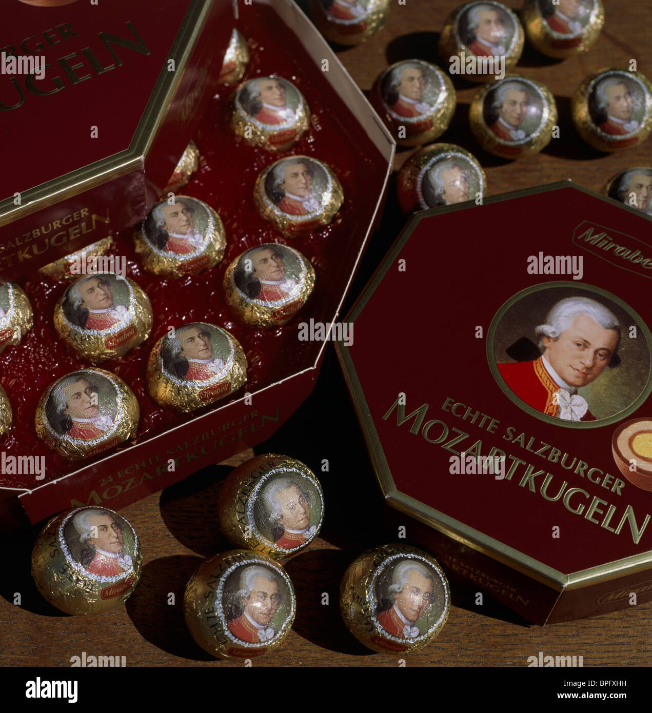 Chocolates, Salzburg, Austria Stock Photo - Alamy
