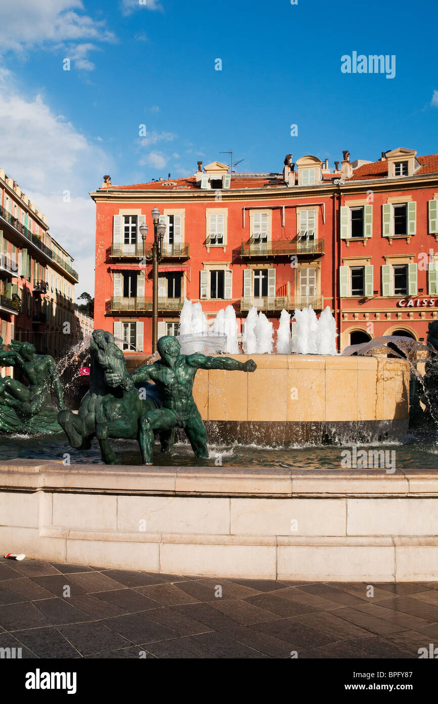 place massena nice france Stock Photo - Alamy