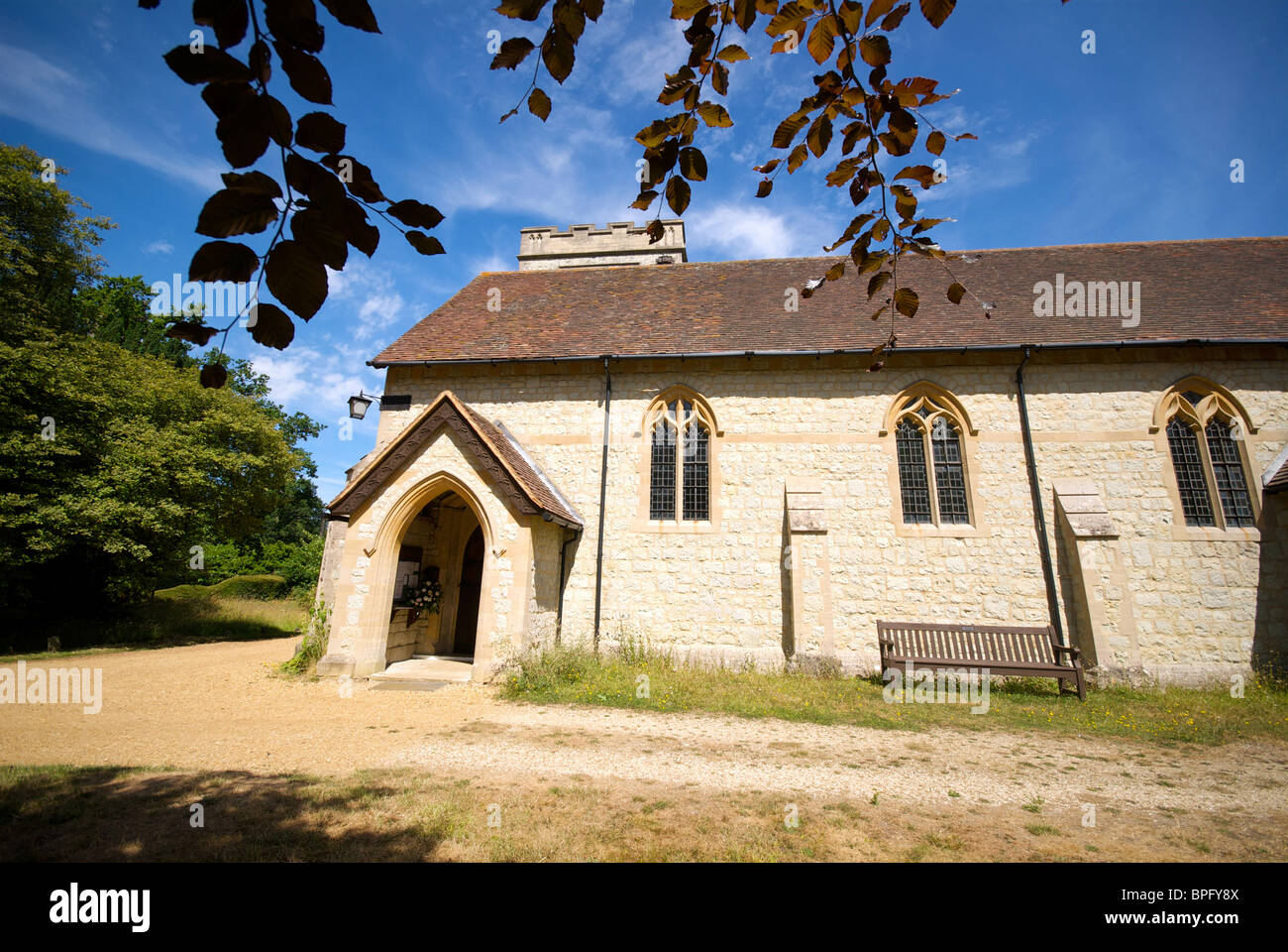 Eling Parish Church Hampshire UK Stock Photo - Alamy
