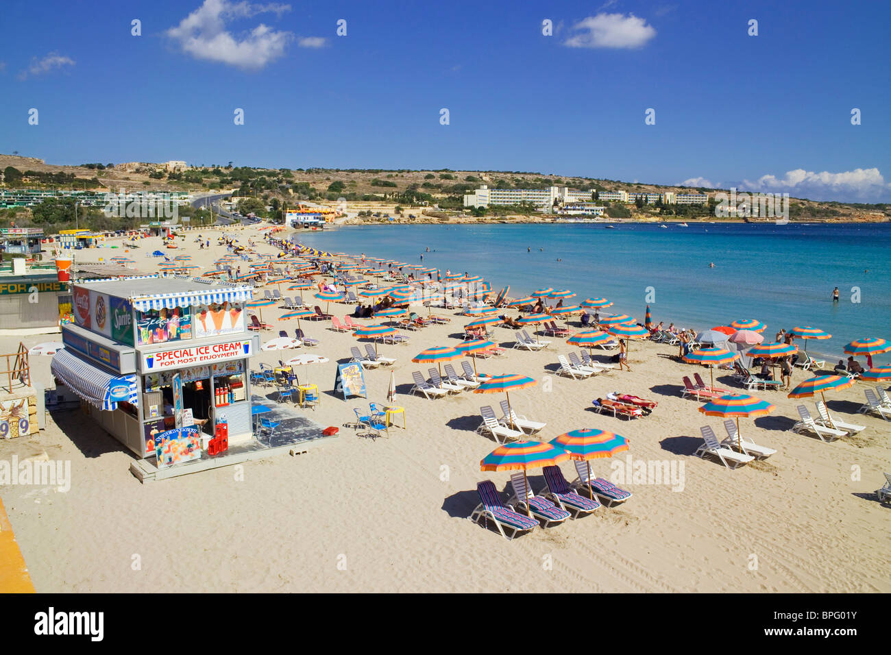 Mellieha Bay, Malta Stock Photo - Alamy