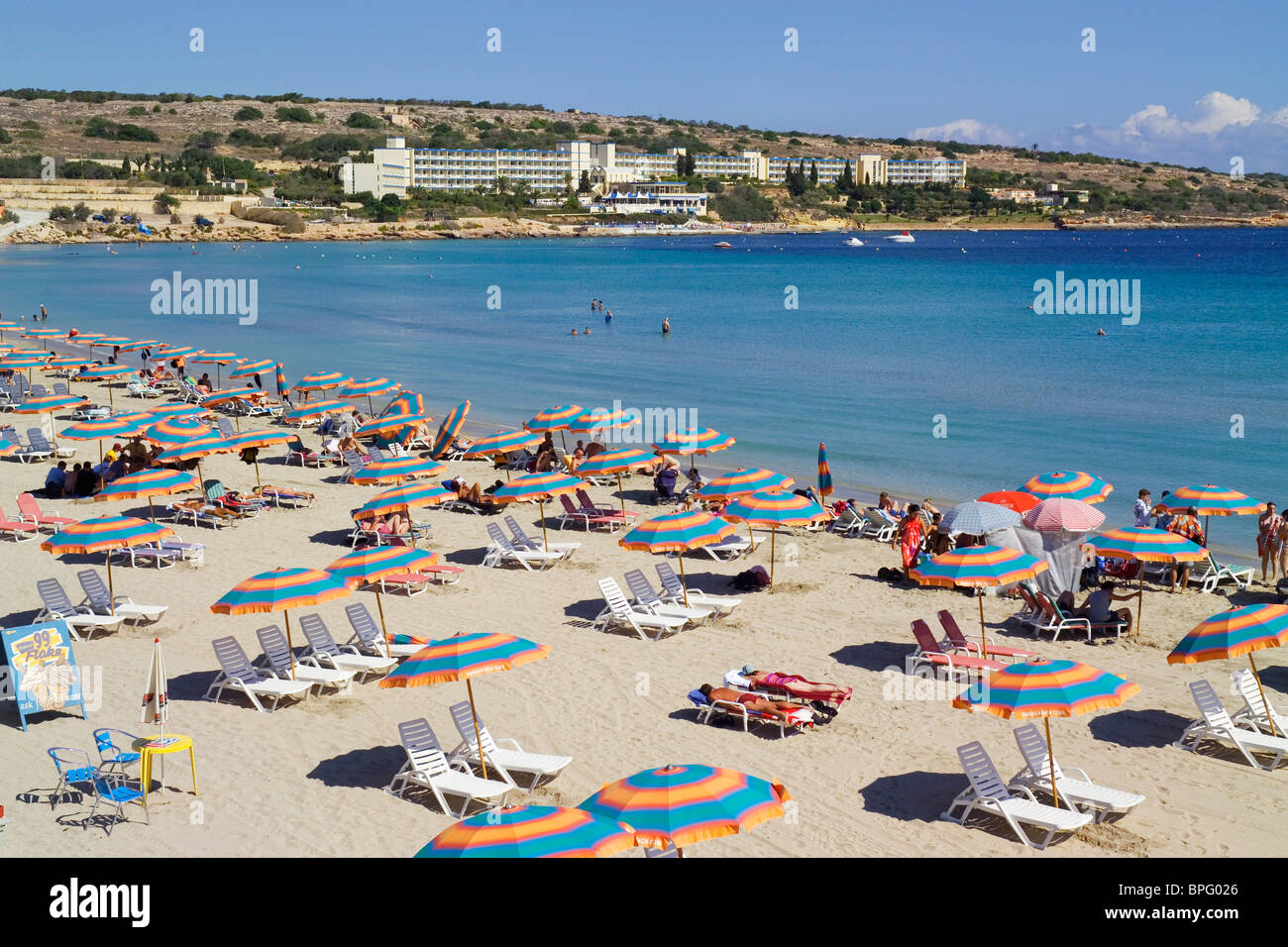 Mellieha Bay, Malta Stock Photo - Alamy