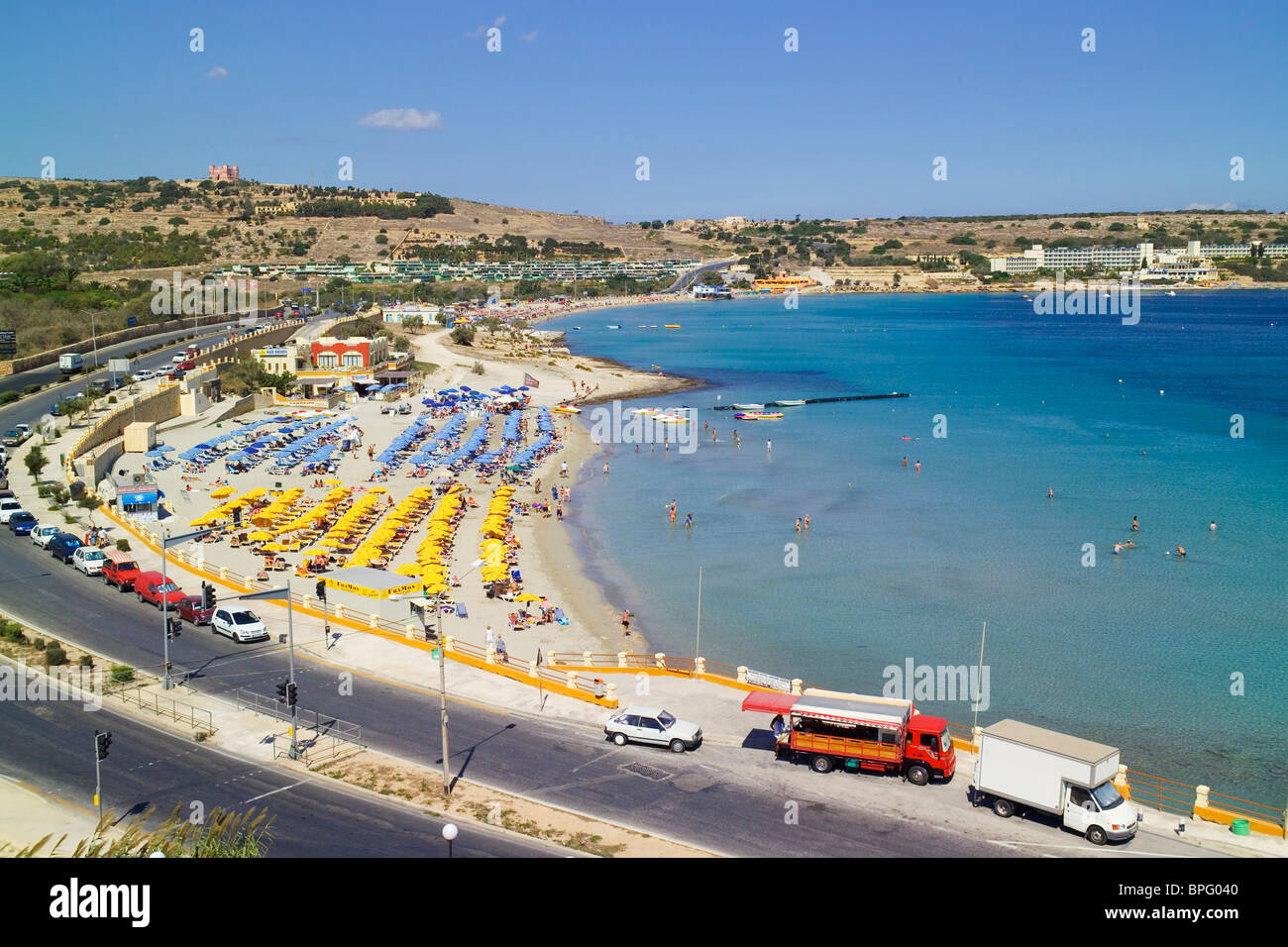 Mellieha Bay, Malta Stock Photo - Alamy