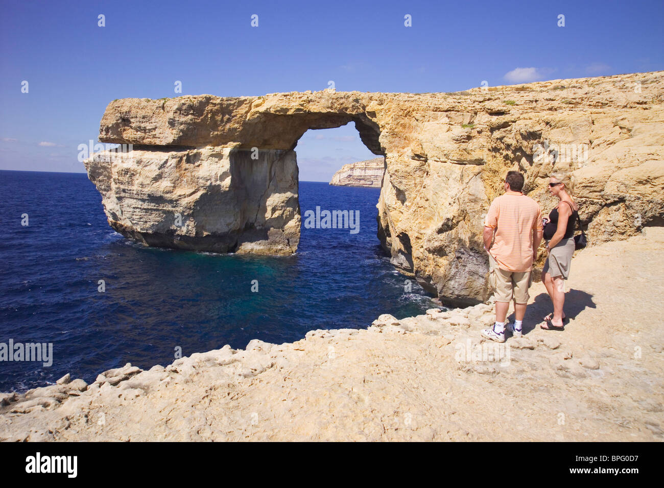 Azure Window, Gozo, Malta Stock Photo - Alamy