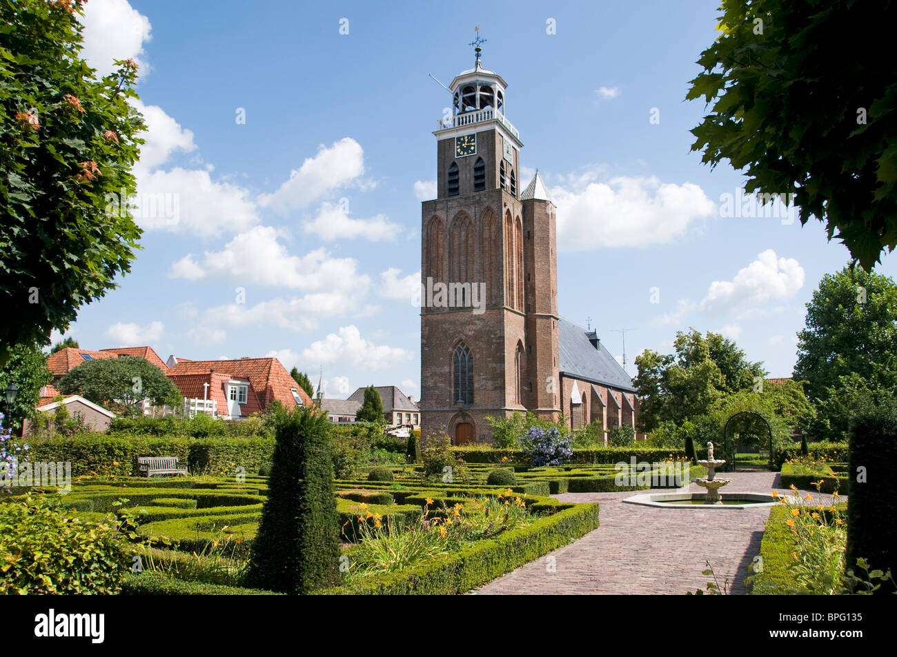 Vollenhove Overijssel Dutch town Netherlands Gardens Marveld Stock ...