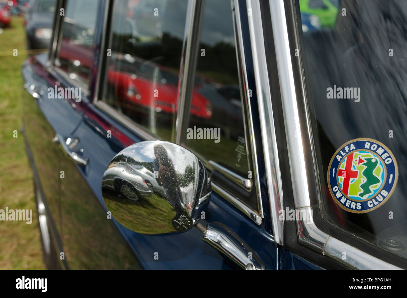 Close-up view of an Alfa Romeo classic car, England, UK Stock Photo - Alamy