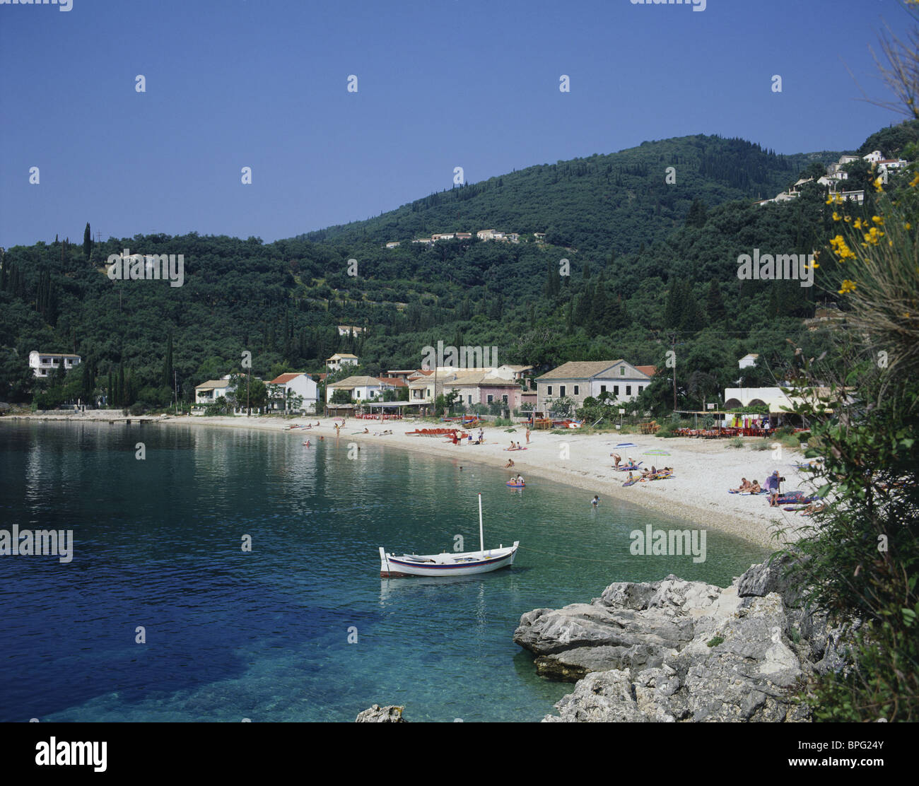 Kalami, Corfu, Greek Islands Stock Photo - Alamy