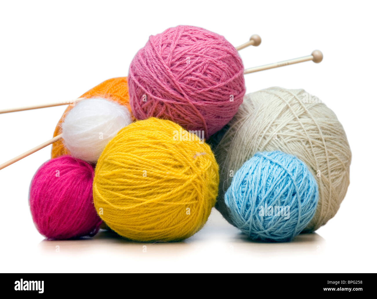 Knit yarn balls Cut Out Stock Images & Pictures - Alamy