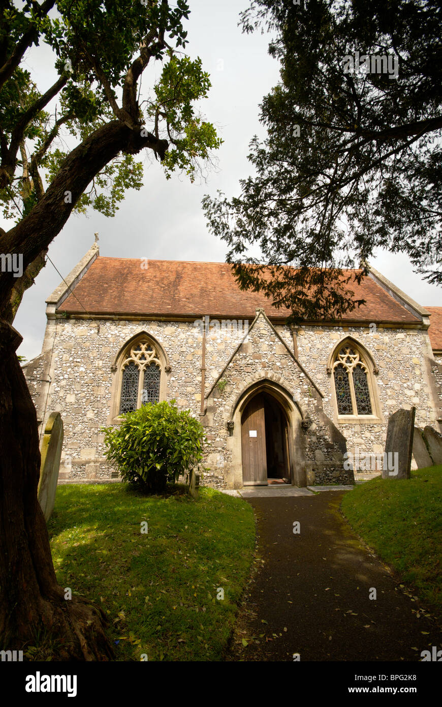 Eling Parish Church Hampshire UK Stock Photo - Alamy