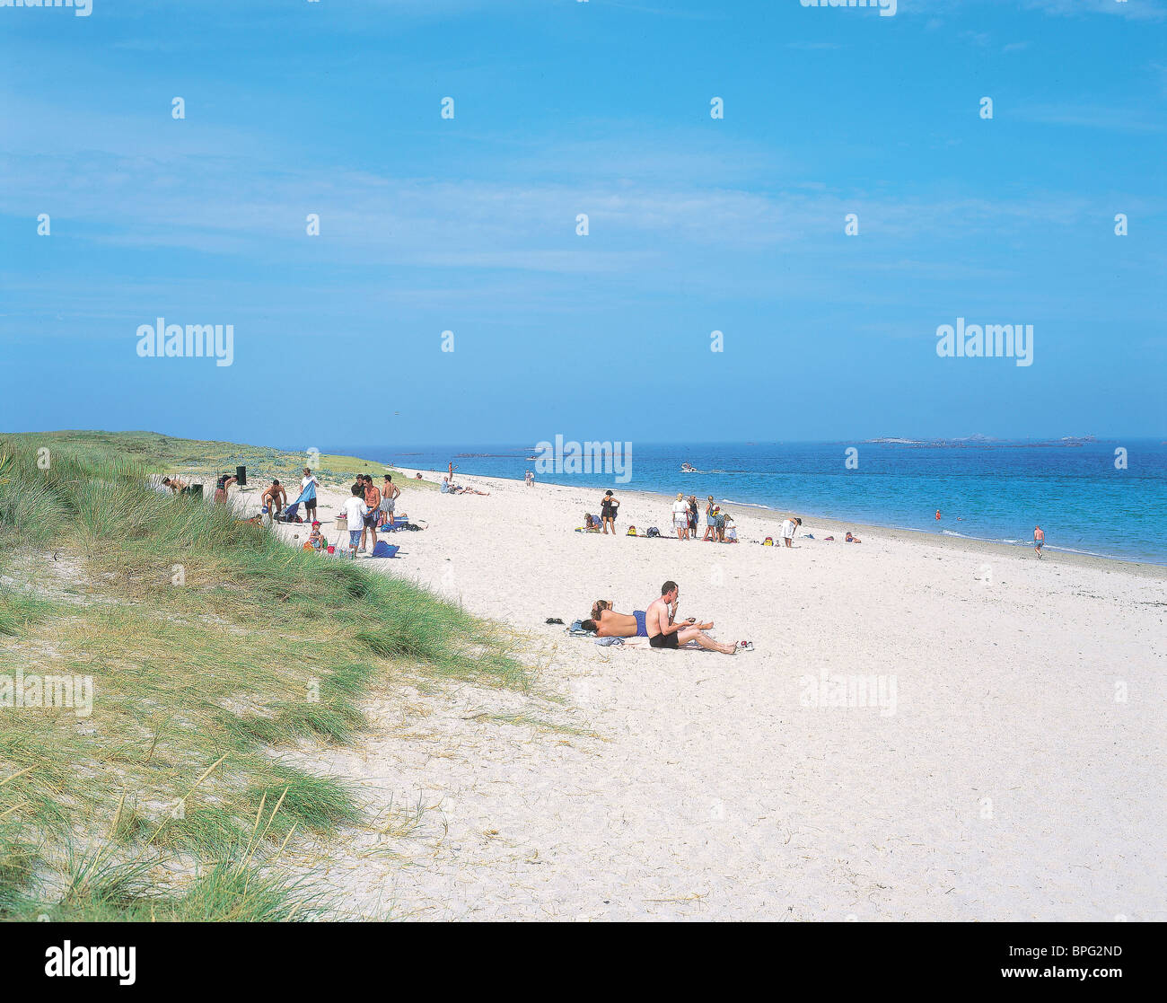 The Shell Beach, Herm, Channel Islands Stock Photo - Alamy