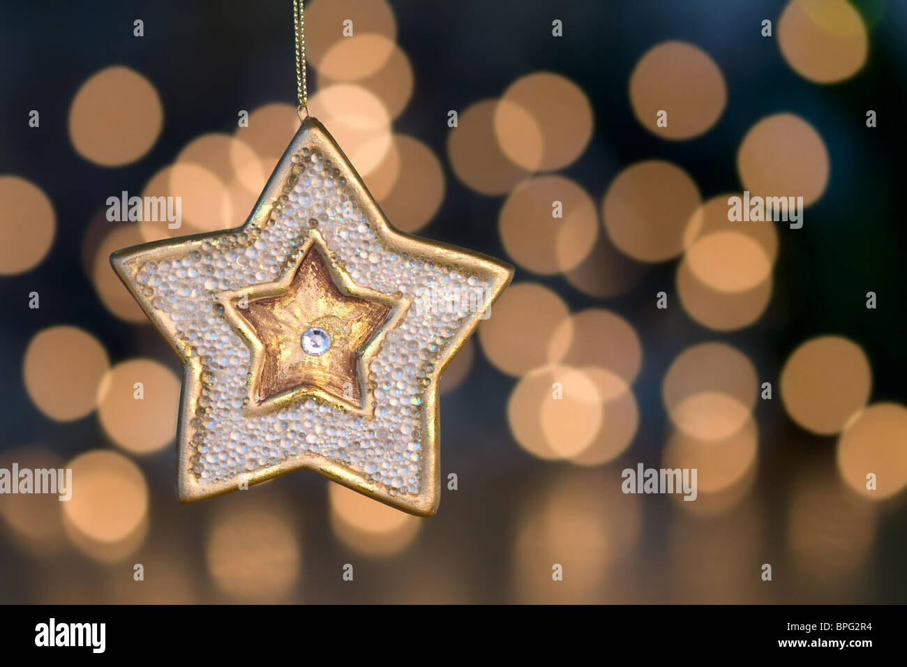 Christmas star decoration Stock Photo - Alamy