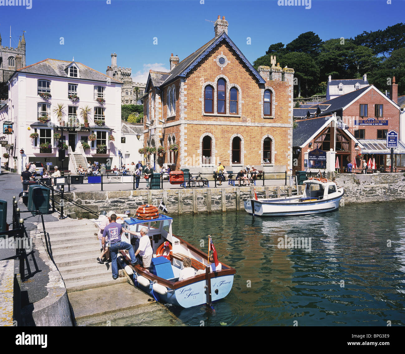 Fowey, Cornwall, England Stock Photo - Alamy