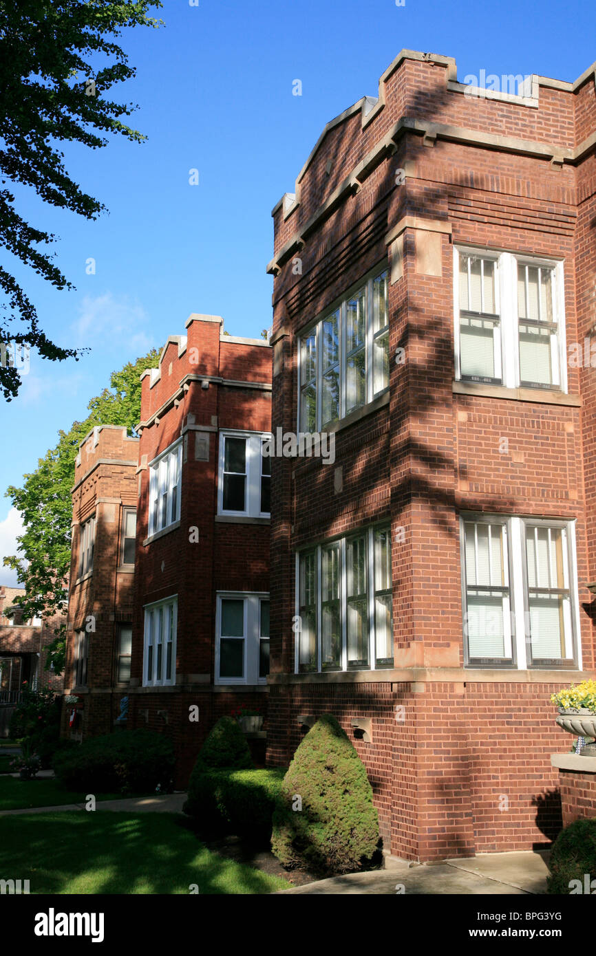 Two story brick buildings hi-res stock photography and images - Alamy