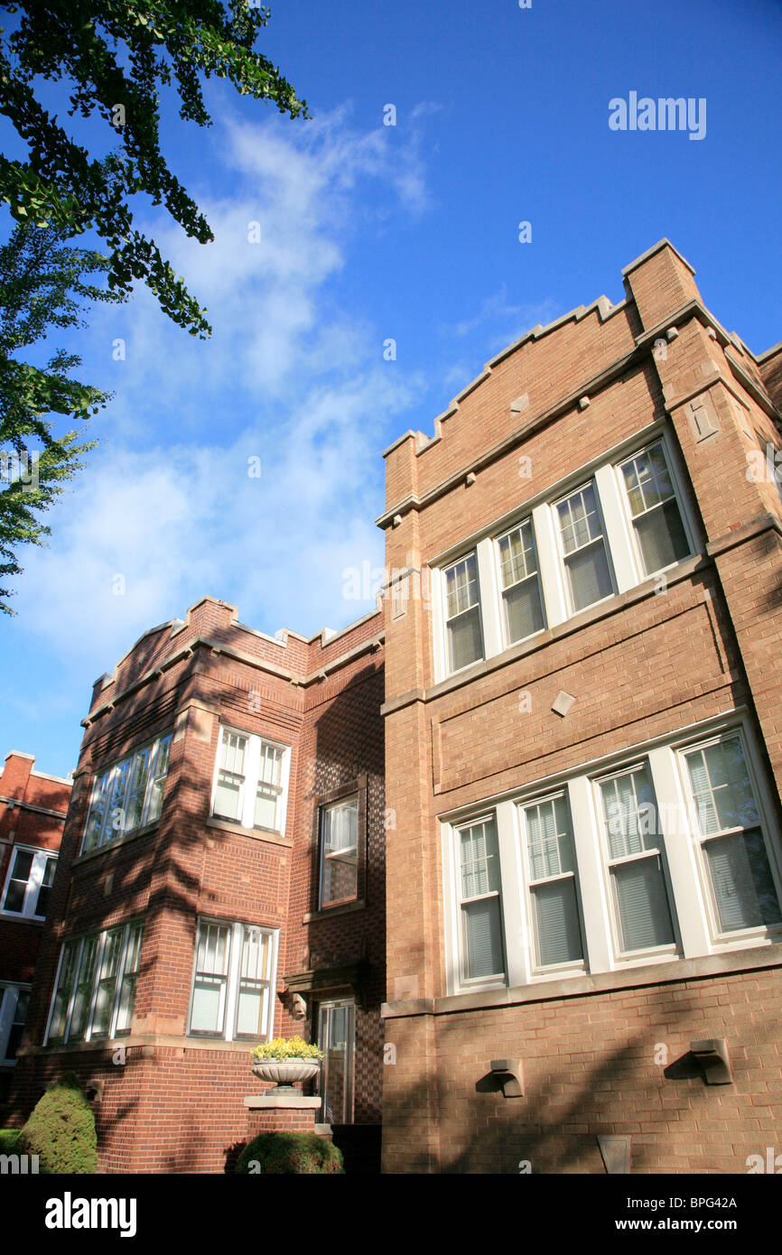Two story brick buildings hi-res stock photography and images - Alamy