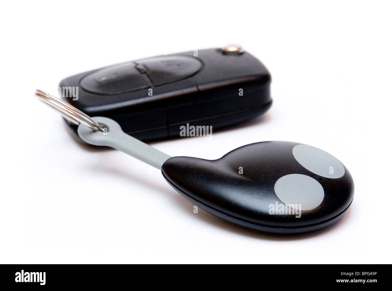 car keys with remote control unit Stock Photo - Alamy