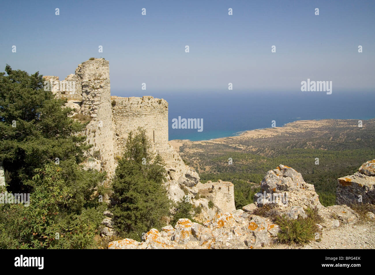 Kantara Castle, Karpas Peninsula, Northern Cyprus Stock Photo - Alamy