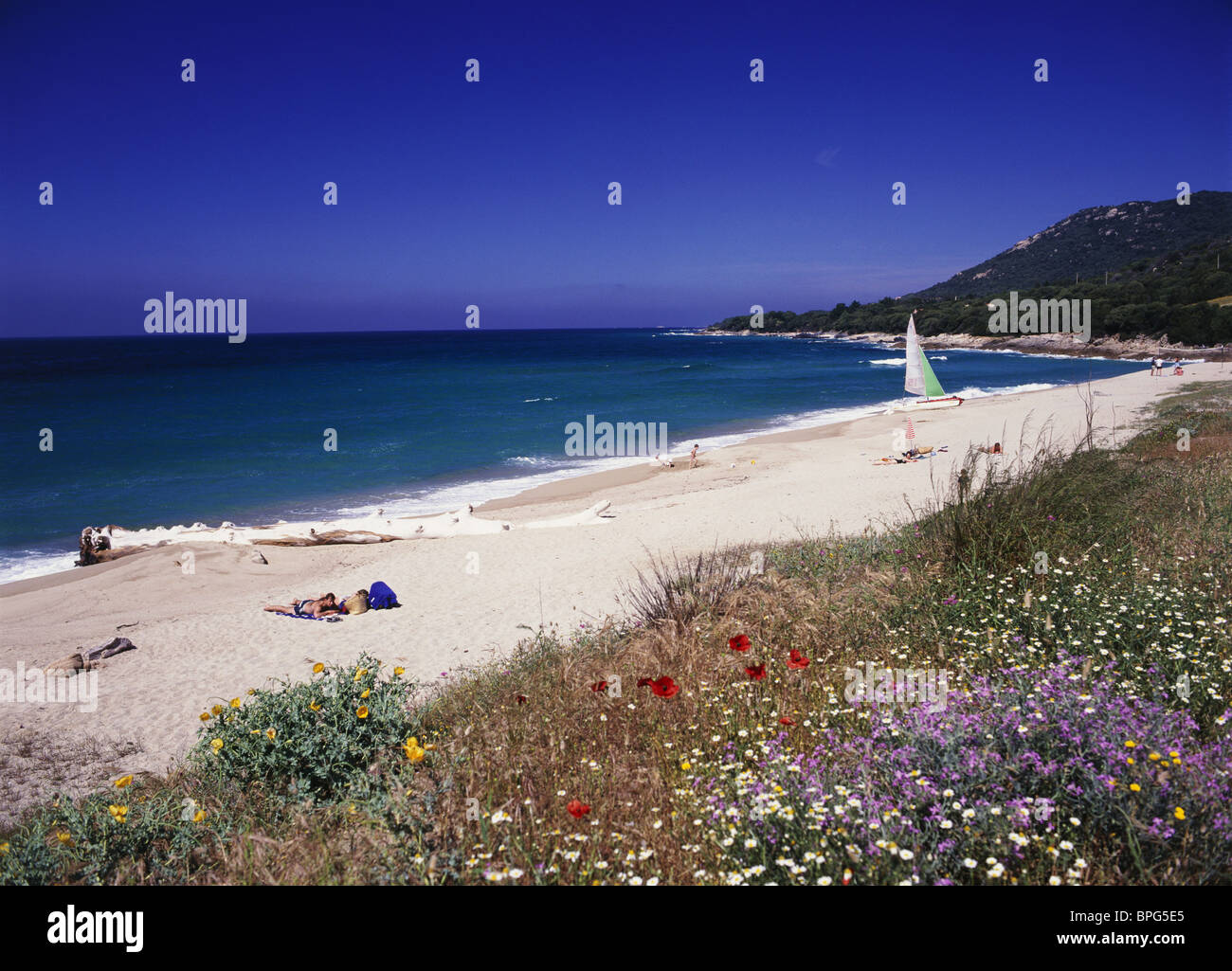 Propriano Beach, Corsica, France Stock Photo - Alamy
