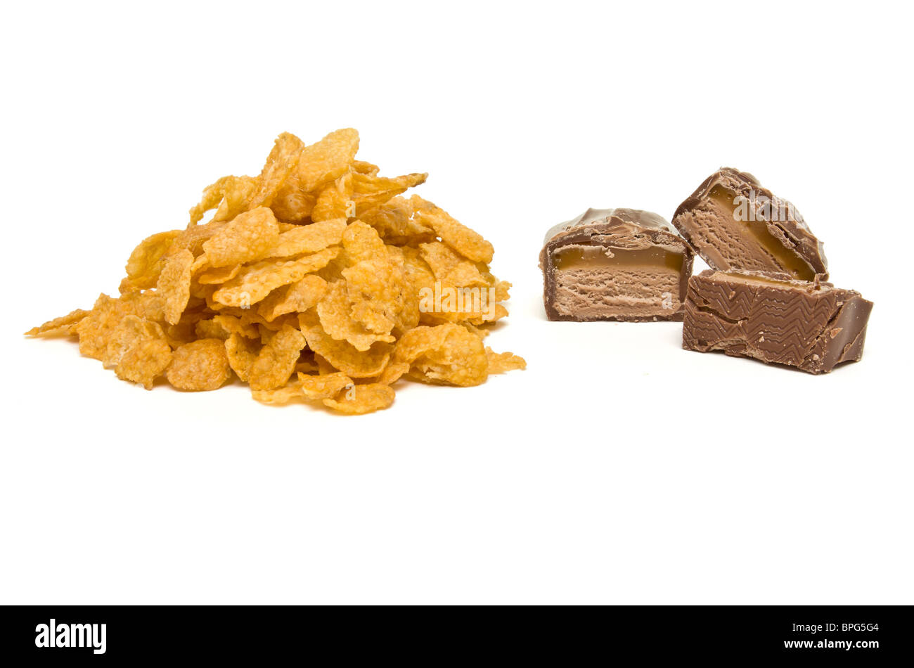 Corn flakes texture hi-res stock photography and images - Alamy