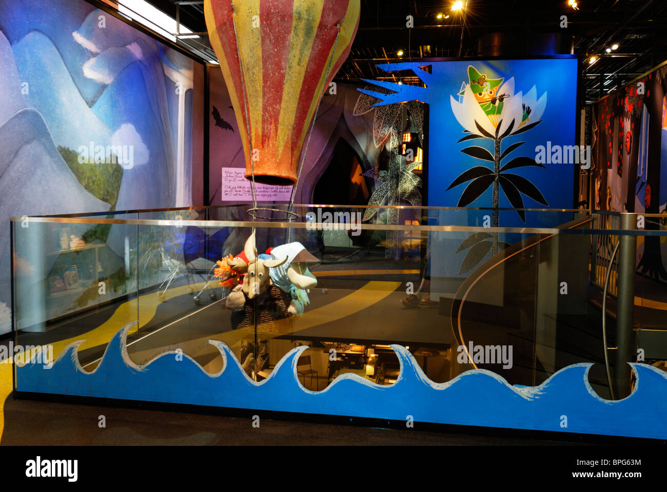 Moomin exhibition "The Great Adventure" in Paivalehti Museum, Helsinki ...