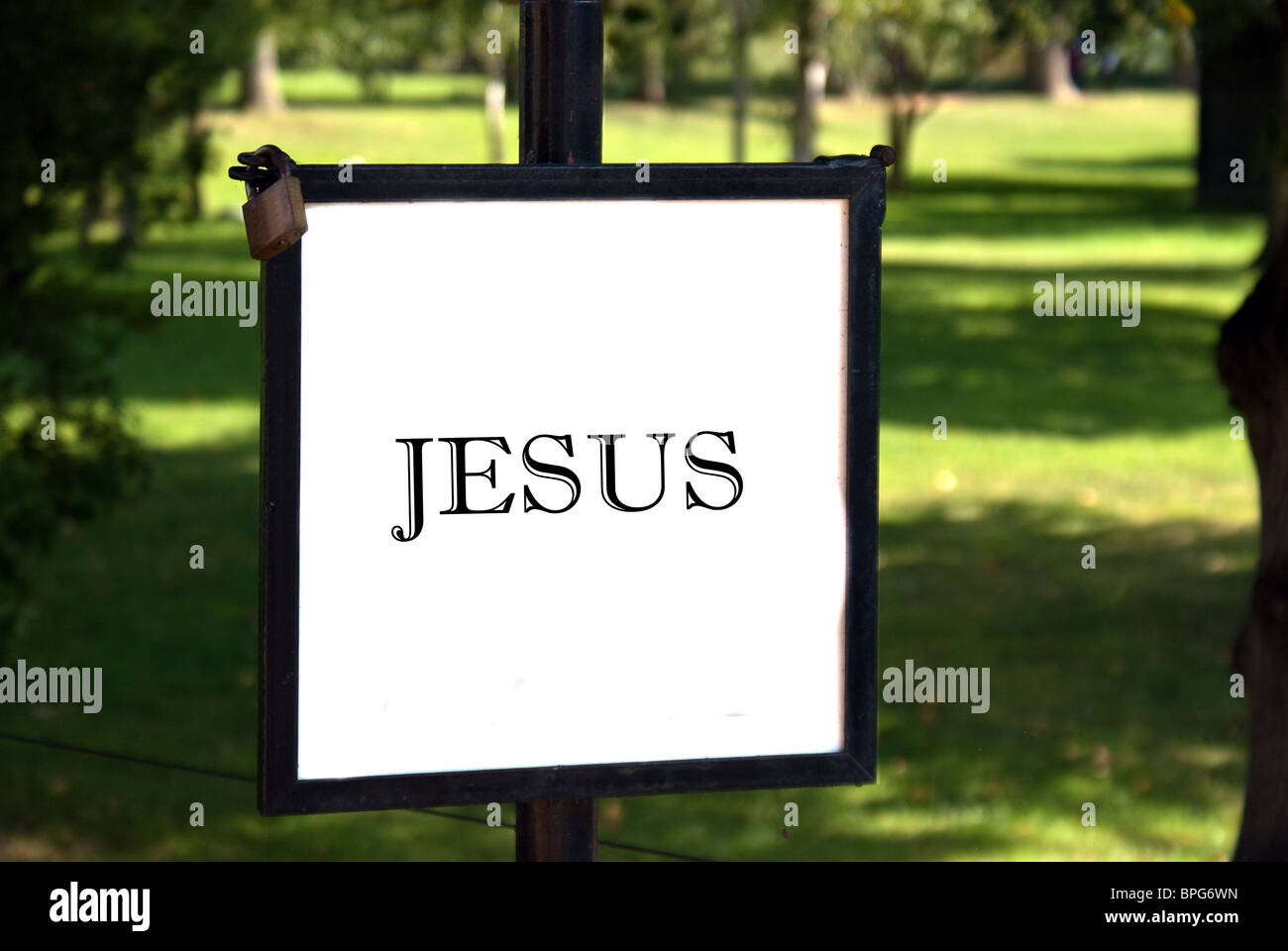 Jesus sign post hi-res stock photography and images - Alamy