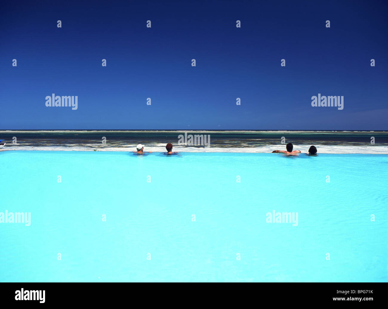 Infinity Pool, Mombasa, Kenya Stock Photo - Alamy