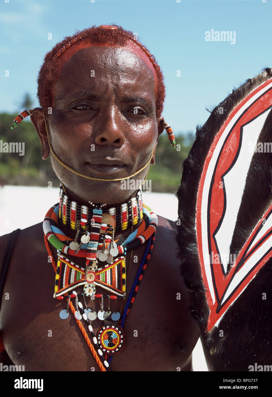 Masai Tribesman, Kenya Stock Photo - Alamy