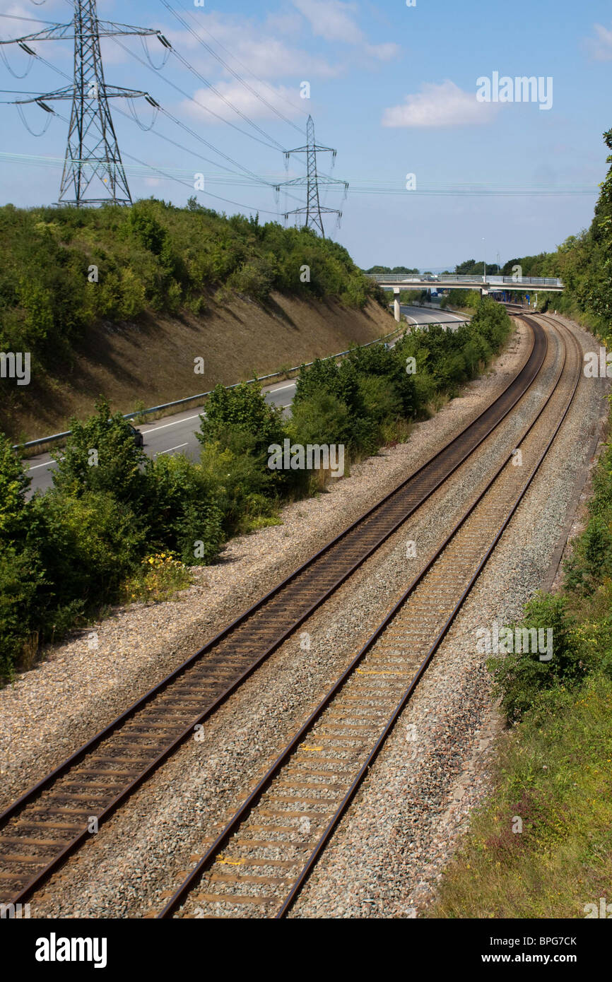 The High Speed 2 (HS2) railway line will go north of the village of ...