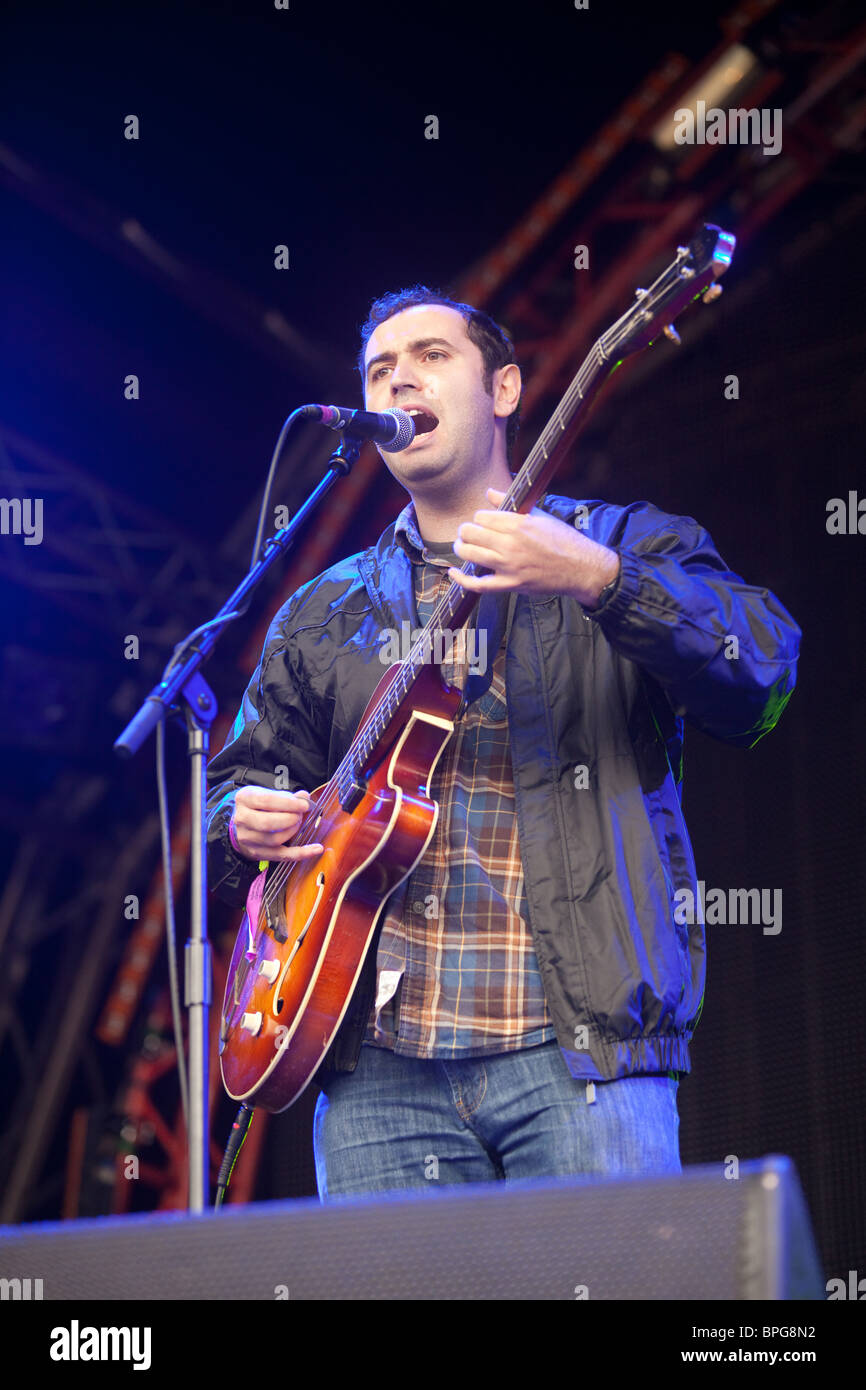 El Goodo playing at the Green man festival 2010, Wales, U.K Stock Photo ...