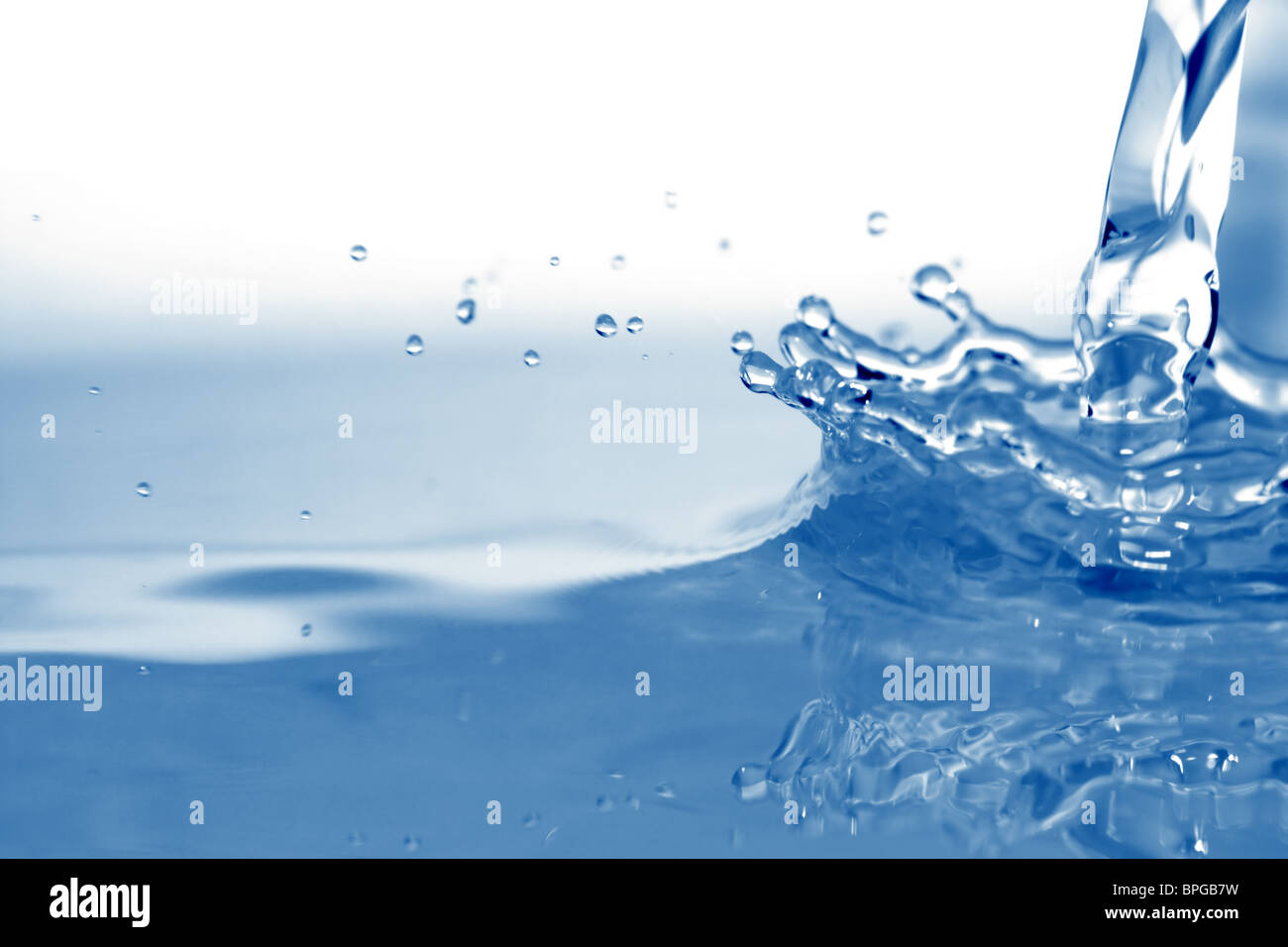 Clean water splashing Stock Photo - Alamy