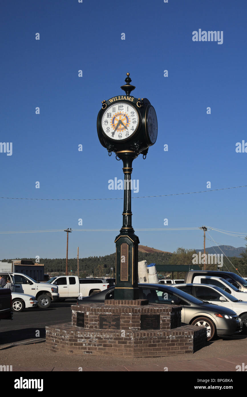 Rotary Clock, Williams, Arizona, USA Stock Photo - Alamy
