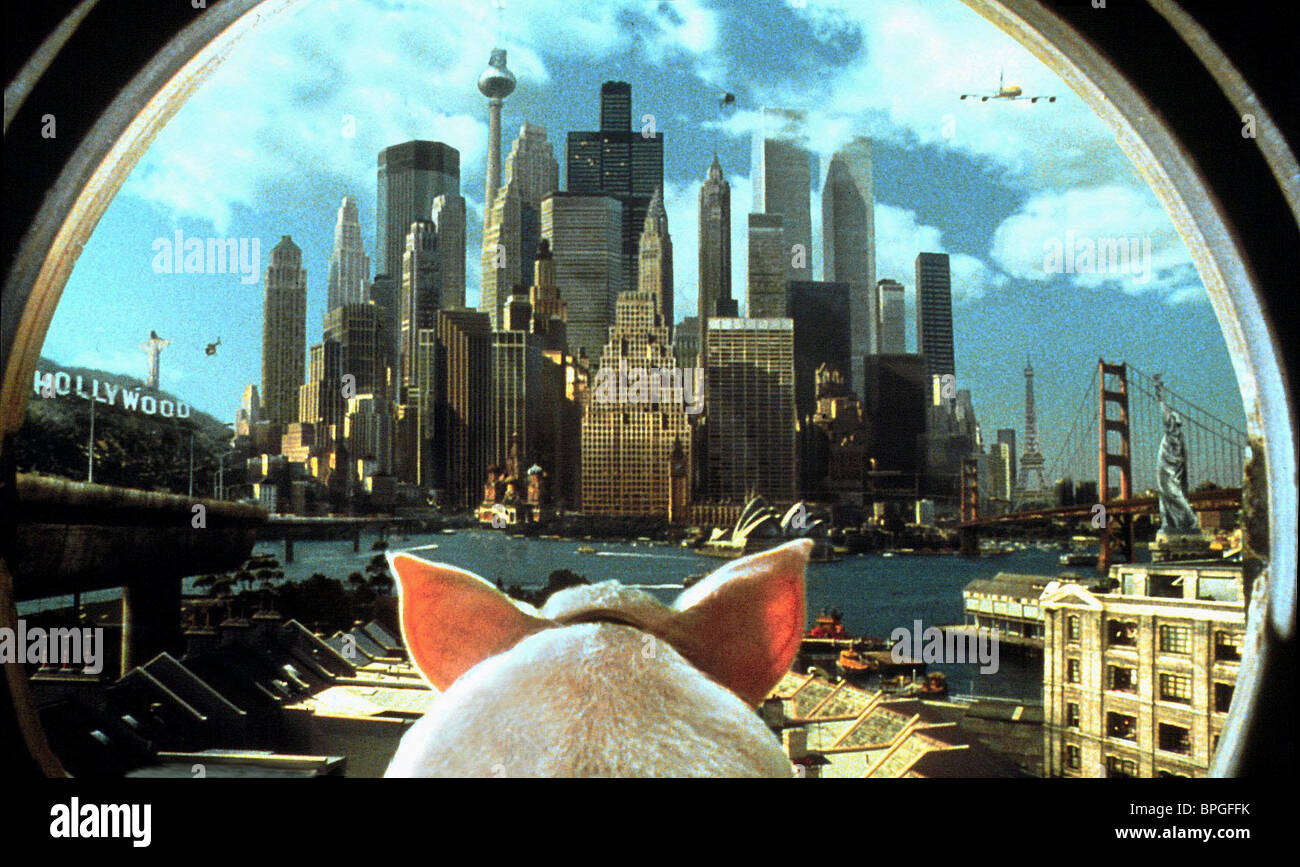 Pig In The City, Babe High Resolution Stock Photography and Images - Alamy