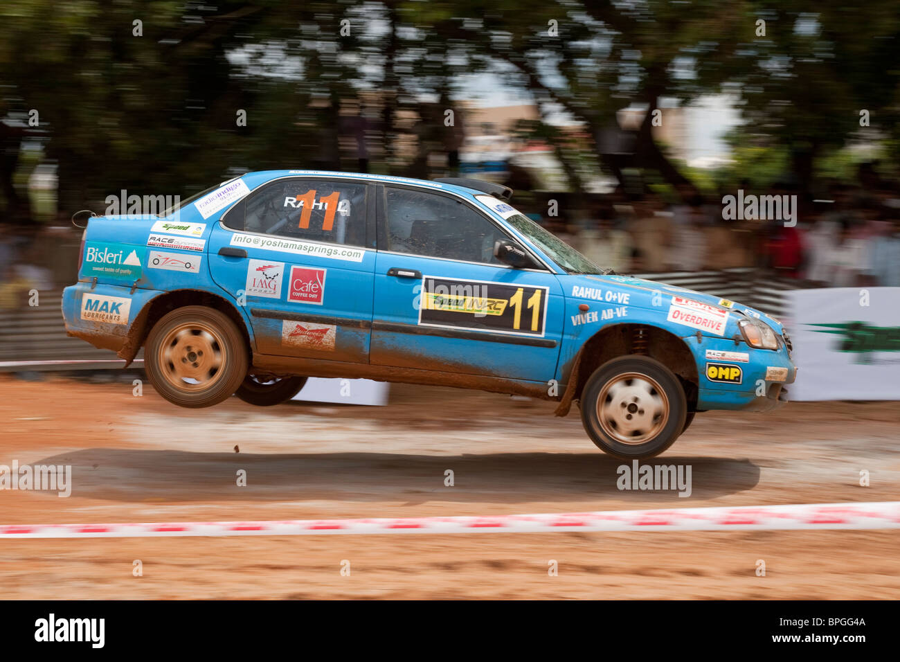 Rally racing jump hi-res stock photography and images - Alamy
