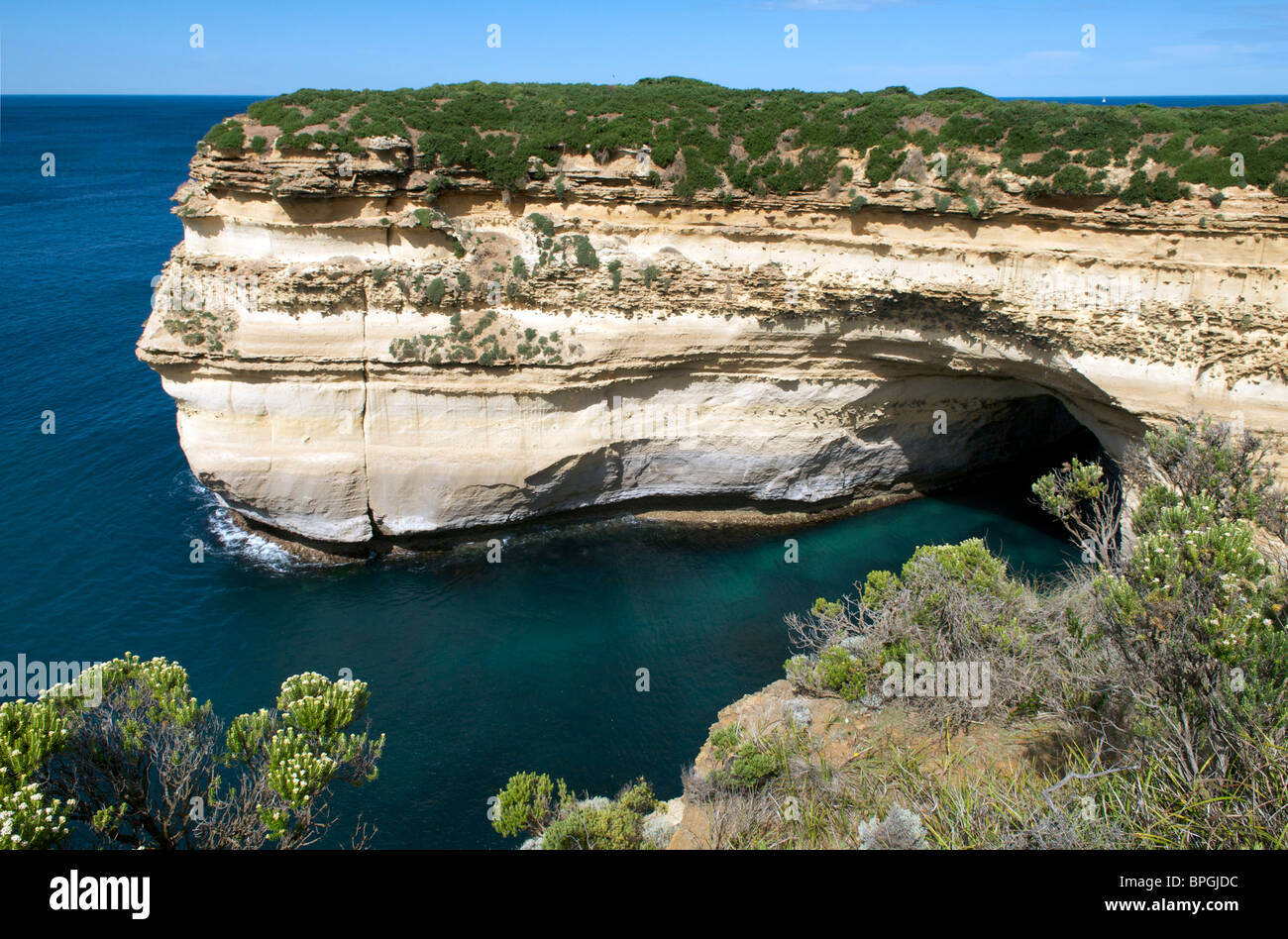 Sea Arch at Loch Ard Gorge Port Campbell National Park Great Ocean Road ...