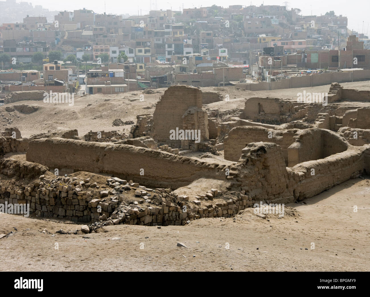 Peru. Lima. Archaeological site of Pachacamac Stock Photo - Alamy