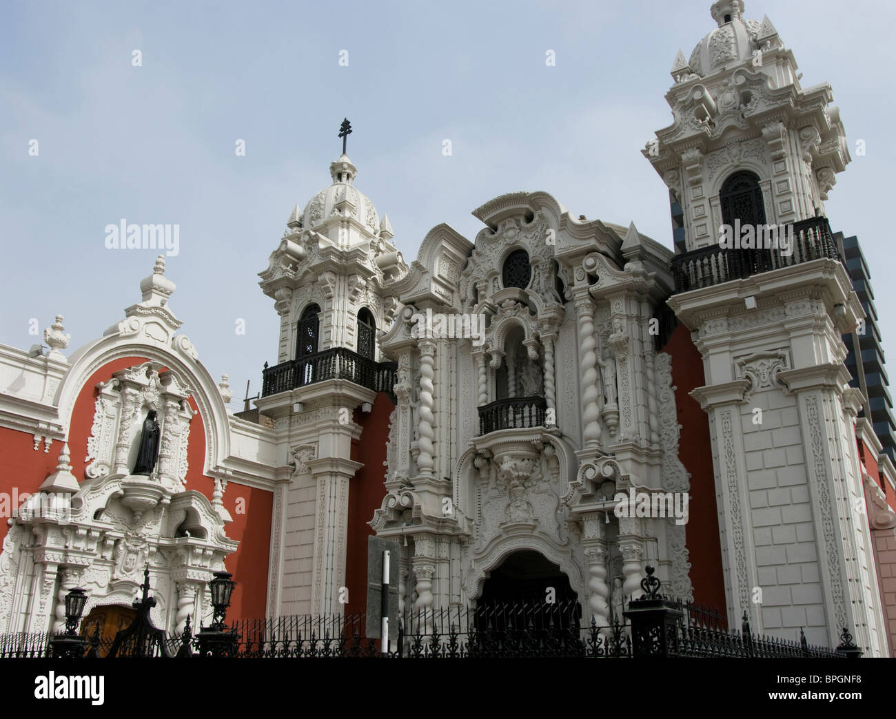 Peru. Lima city. church of San Marcelo(17th century Stock Photo - Alamy