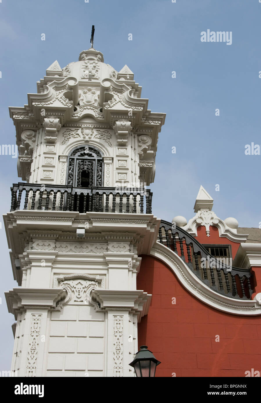 Peru. Lima city. church of San Marcelo(17th century Stock Photo - Alamy