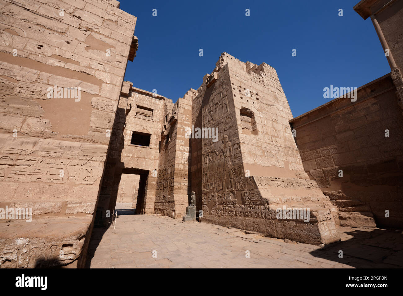 Syrian gate, Mortuary Temple of Ramesses III at Medinet Habu temple of ...