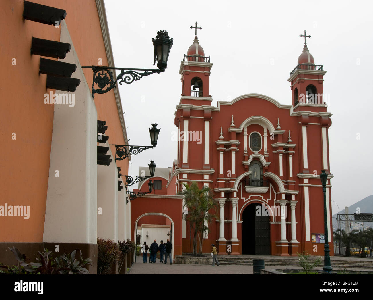 Peru. Lima city. Church of Santa Rosa de Lima Stock Photo - Alamy