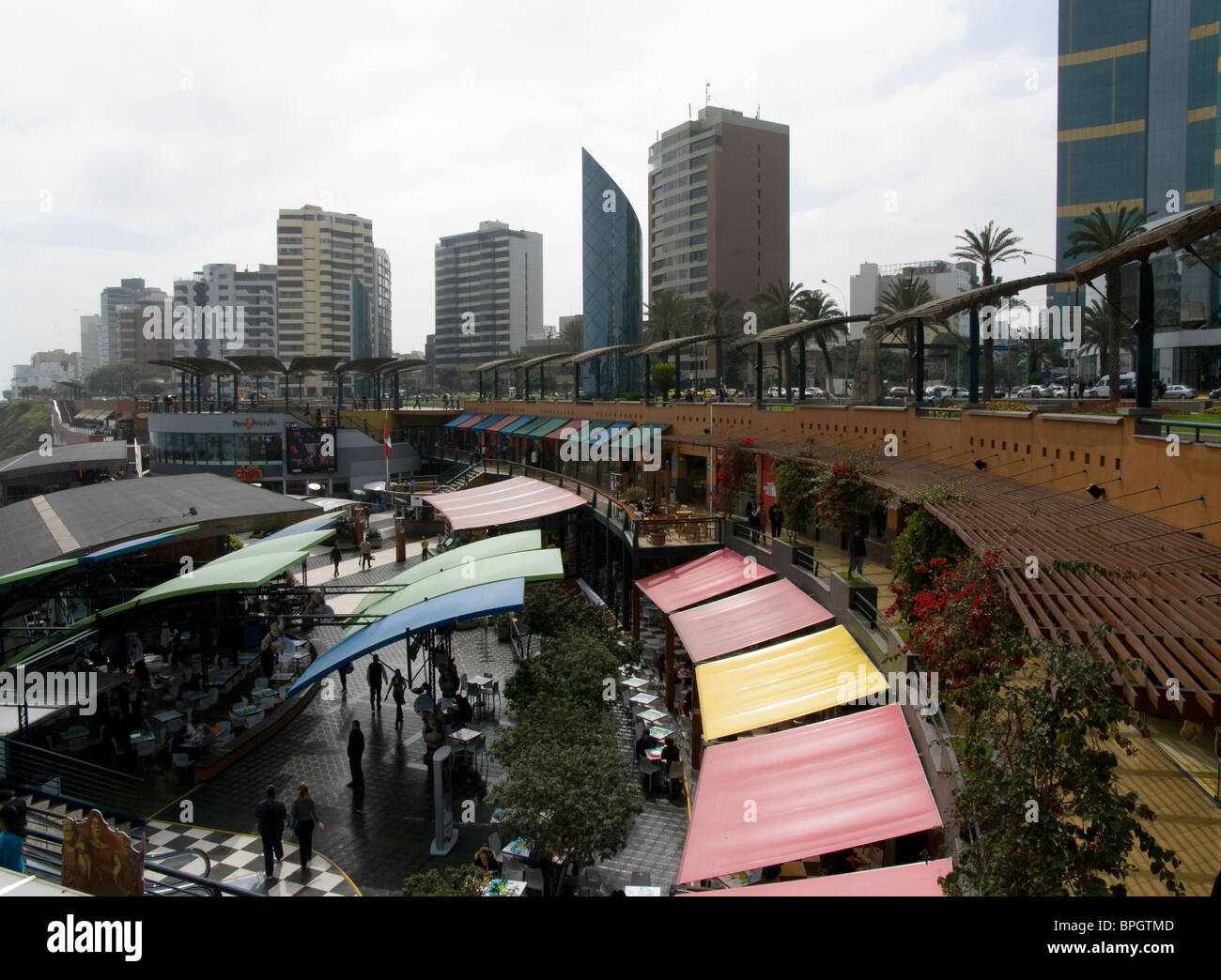 Peru. Lima. Larcomar Center.Miraflores district Stock Photo - Alamy