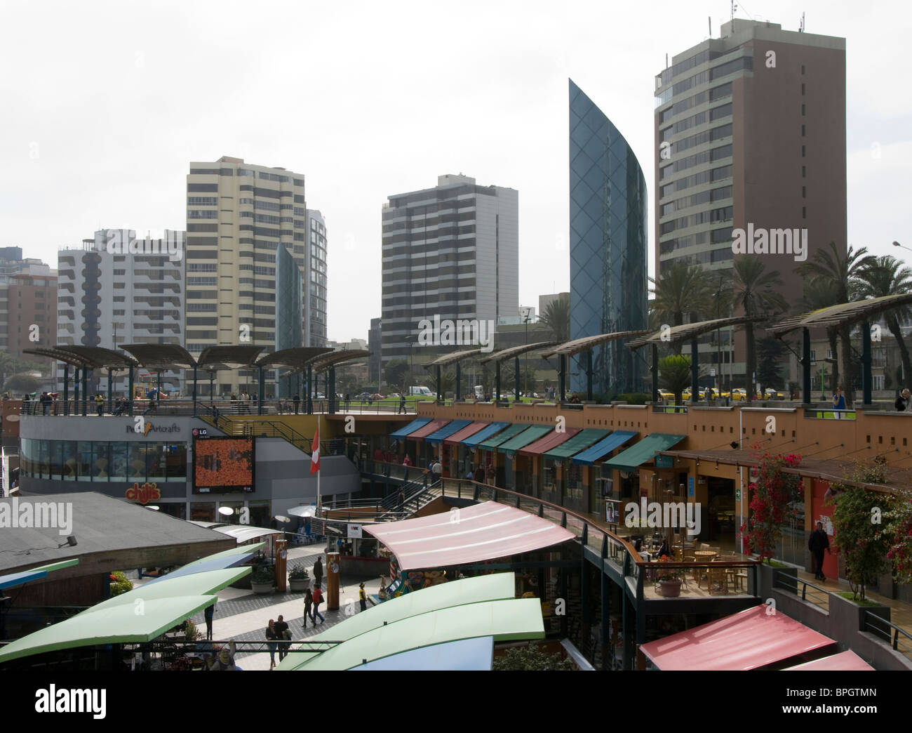 Peru. Lima. Larcomar Center.Miraflores district Stock Photo - Alamy