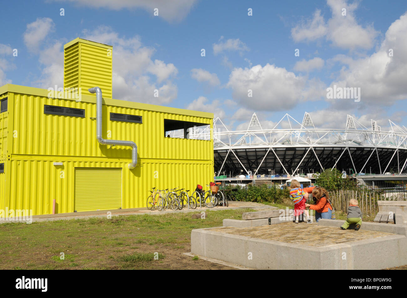 UK.The new View Tube visitor's centre at the London 2012 Olympic Park ...