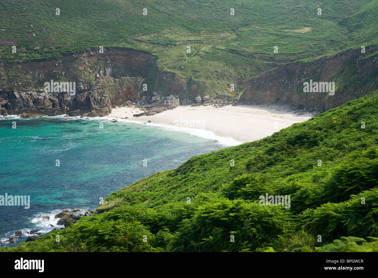 Portheras Cove is a delightful, near private beach, local beaches in ...