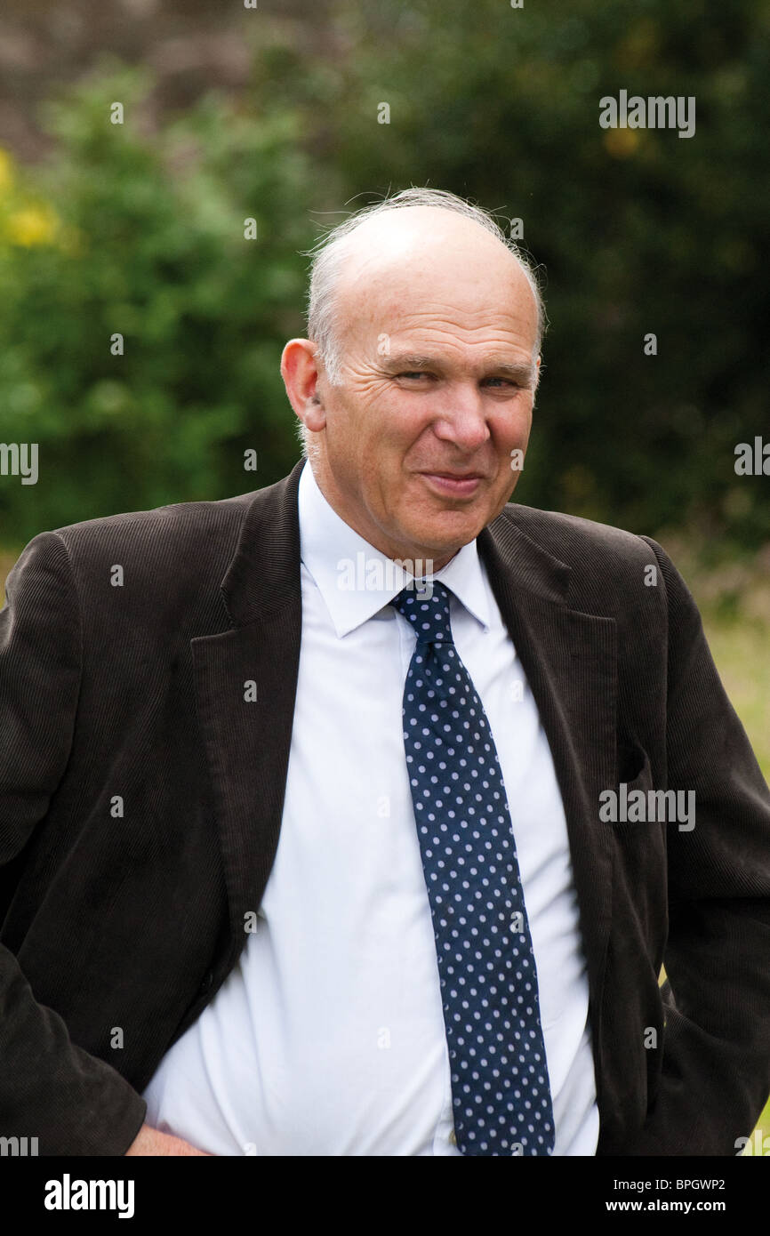 Vince Cable MP Stock Photo - Alamy