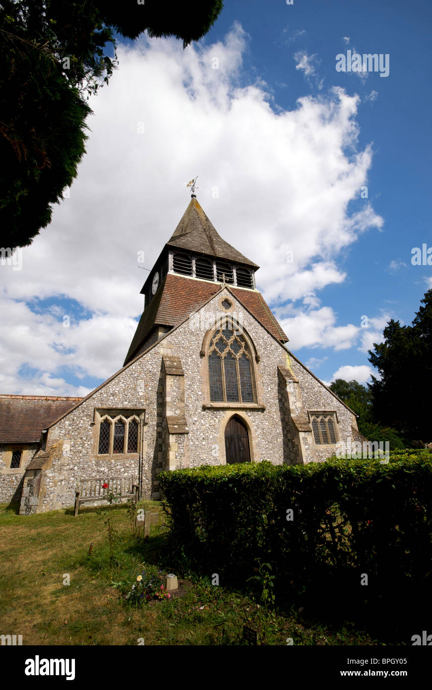 Parish church of somborne hi-res stock photography and images - Alamy
