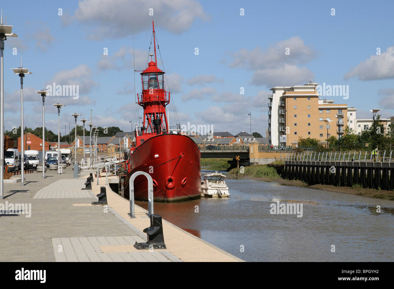 King Edward Quay on the River Colne in Hythe Colchester Essex England ...