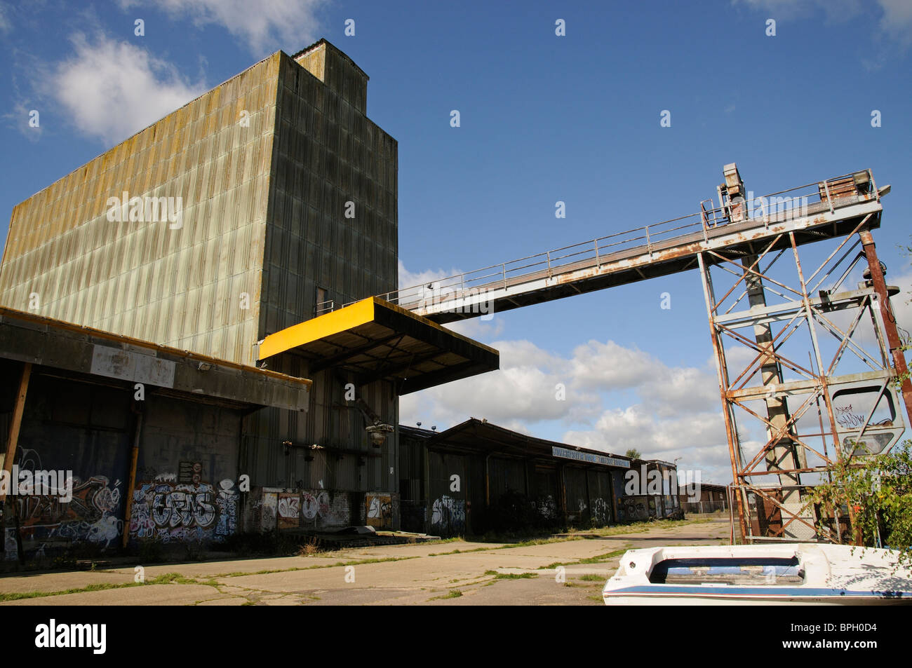 The old Colchester Dock Transit Company premises now derelict on the ...