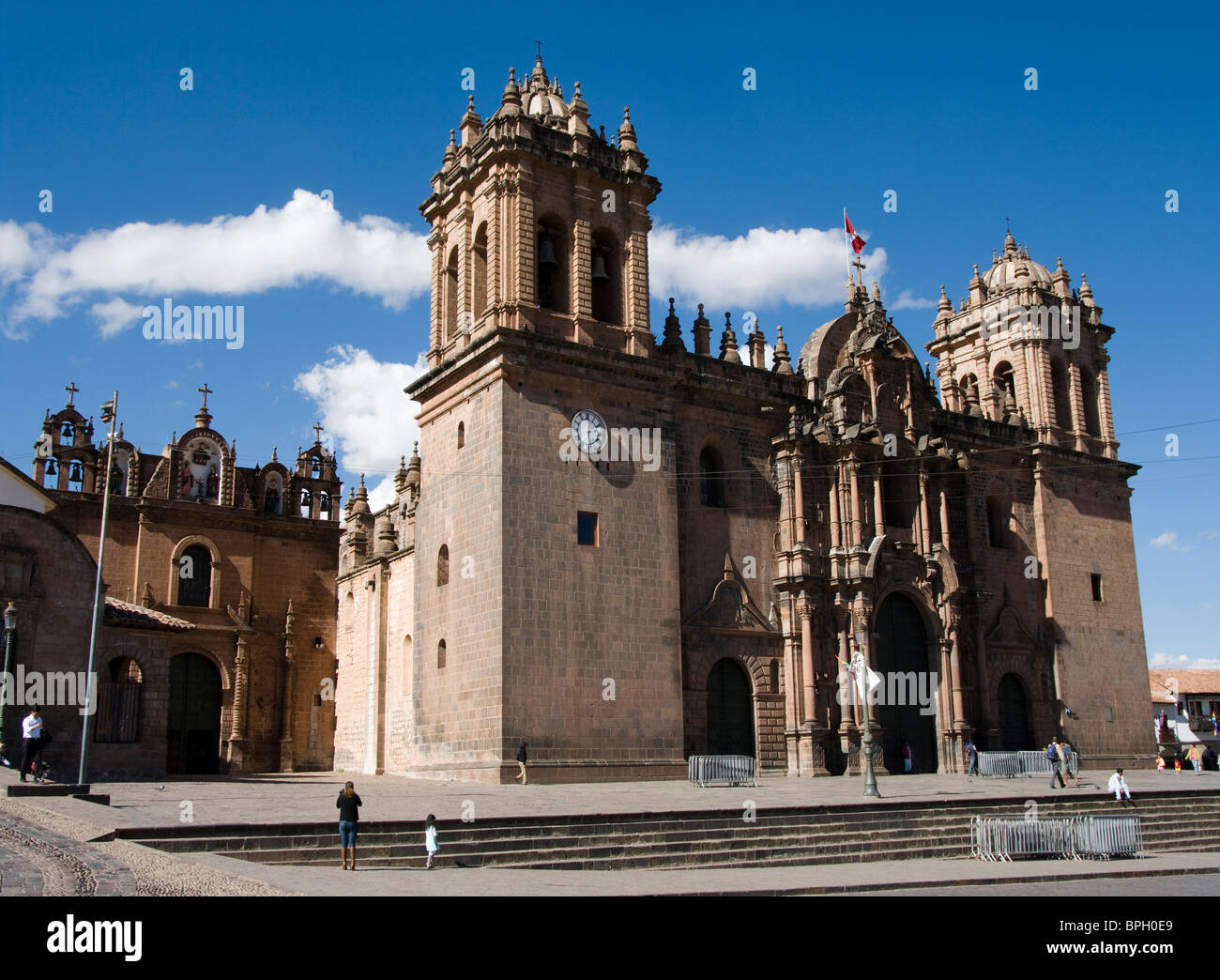 Cusco cathedral facade hi-res stock photography and images - Alamy