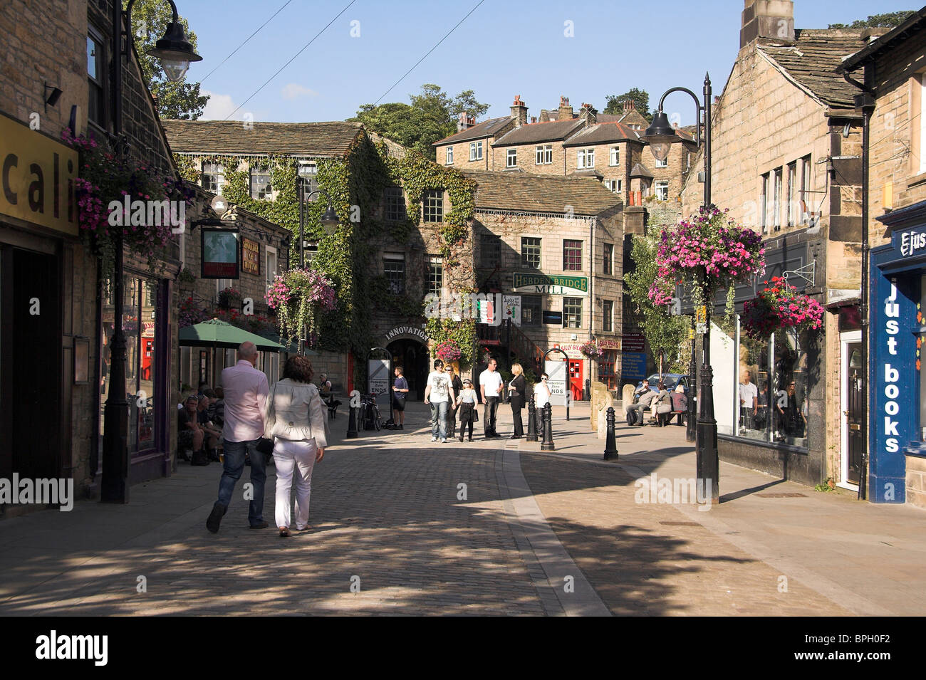 Town Centre and Hebden Bridge Mill, Bridge Gate, West Yorkshire ...