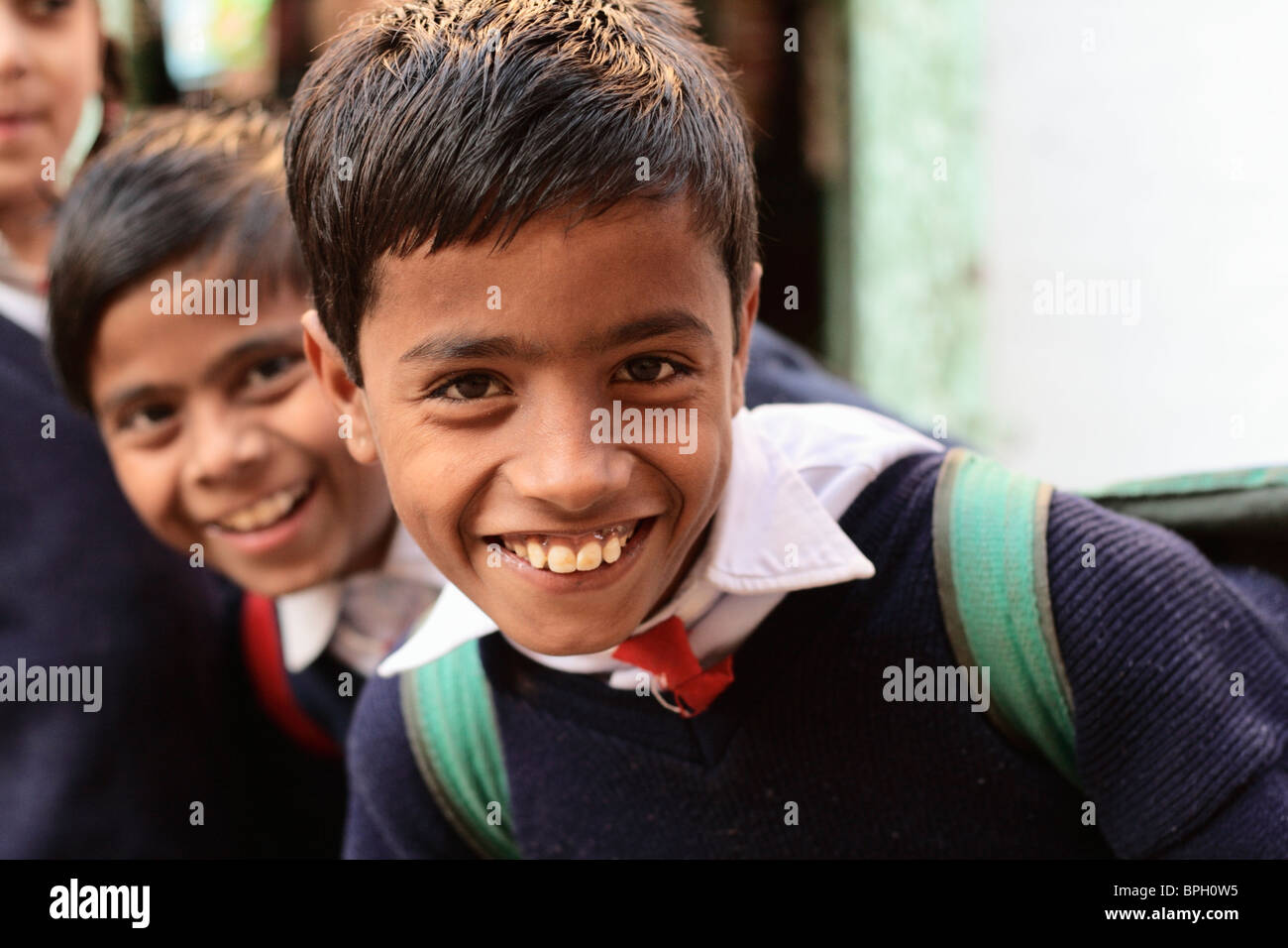 Boys in school uniform, Jaisalmer, Rajasthan, India Stock Photo - Alamy
