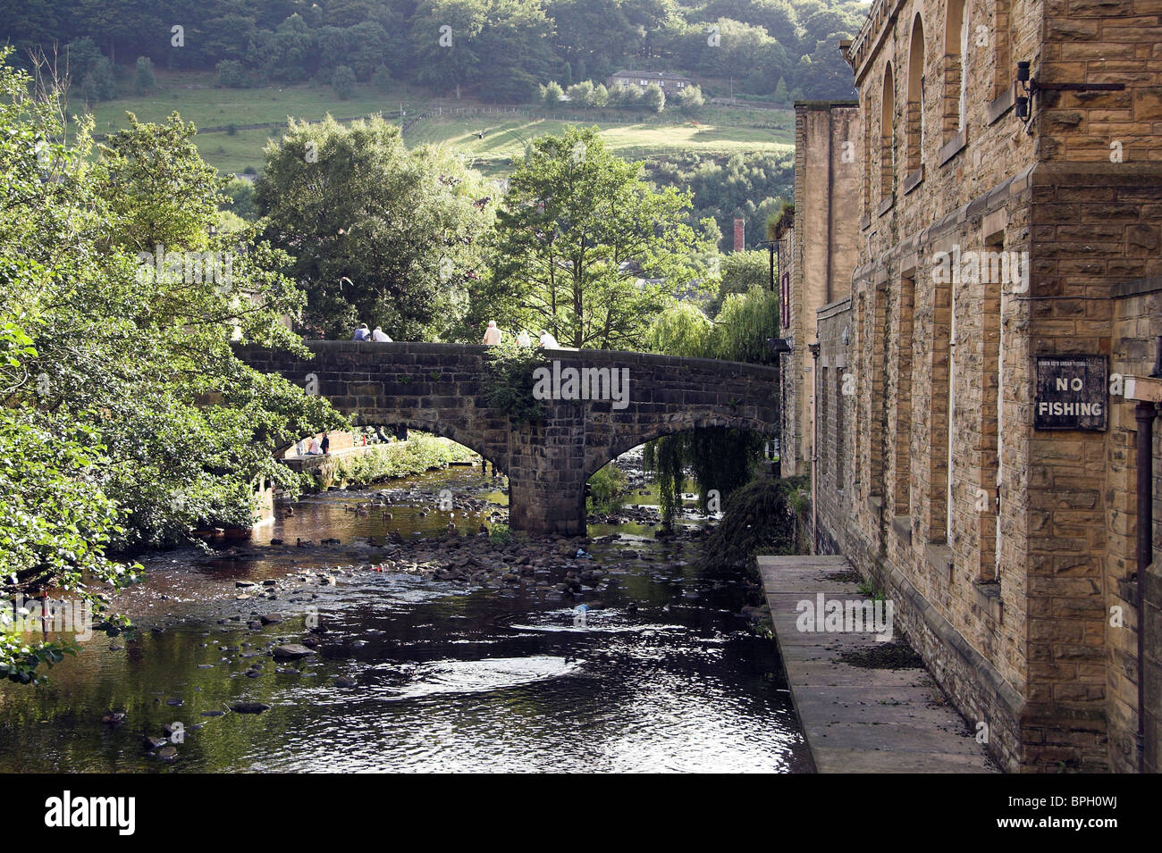 Old town hebden bridge hi-res stock photography and images - Alamy